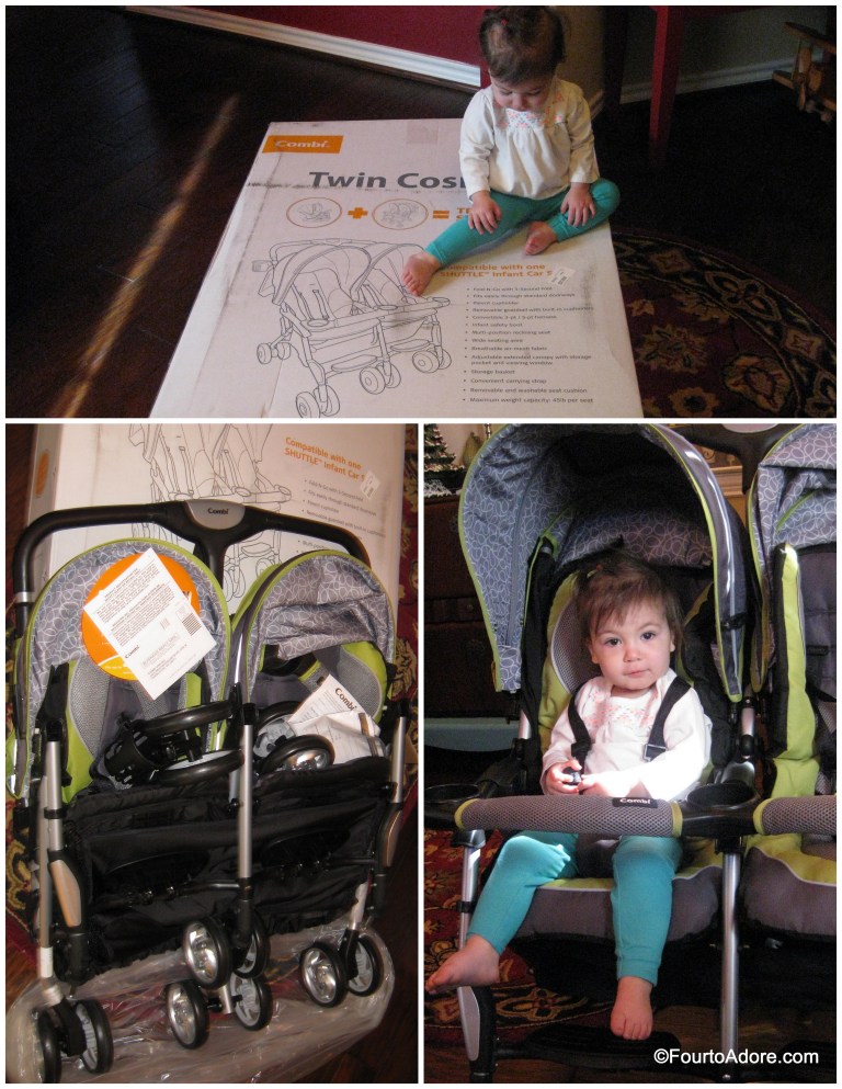 Baby Hauling {Combi Twin Cosmo Stroller Review} – Four to Adore